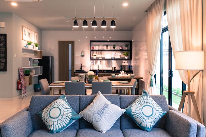 Fabulous Family Resort Home / 6 Rooms @Pr No.18 - Penang
