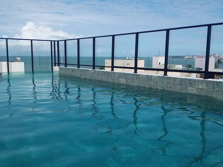 Flat - Com Vista Lateral Mar - "Marina's Get One" - Brasil