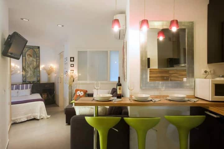 Suite 30m2. Ac. Wifi. Lift. Parking - Barcelona