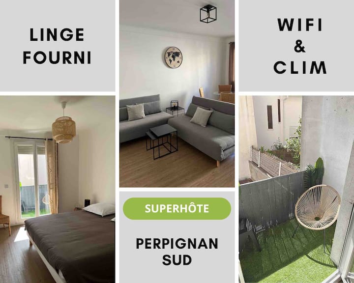 Appartement Climatisé Rénové - Ibis Budget Perpignan Sud