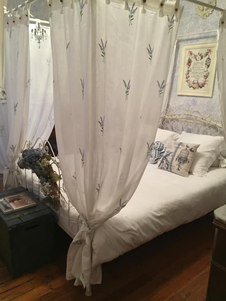 2ème Ch. : «&nbsp;Chambre Bleue » 120,00 Euros  La Nuit - Le Mans