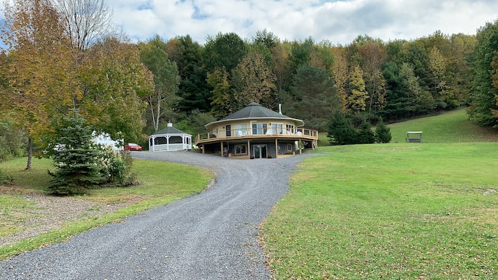 Breathtaking Cooperstown Round House Pond And View - Cooperstown, NY