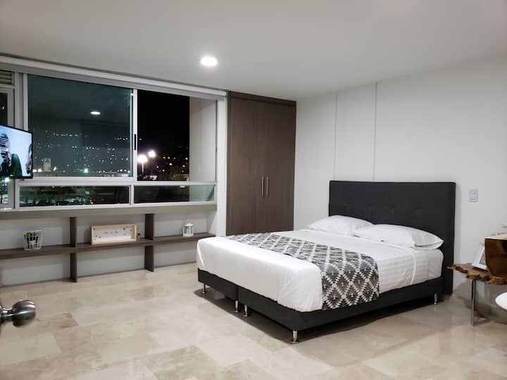 505 - Nuevo Apartaestudio Cali, Hermoso Iluminado - Cali