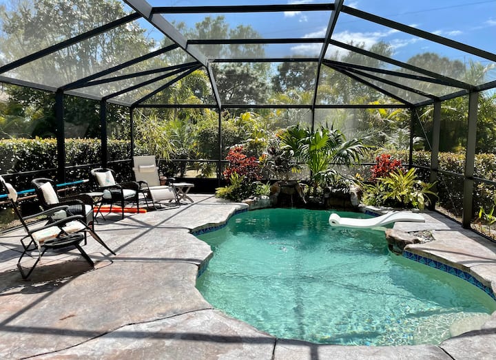 Pine Island Pelican Suite: Privacy, Pool, Gardens - Pine Island, FL