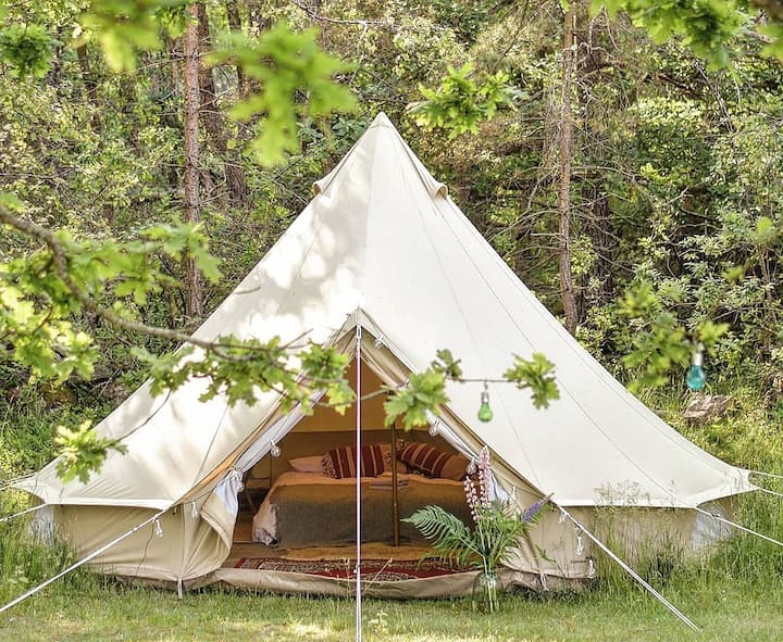 A Soulful Glamping - Skogsgläntan - Tält Nr.1 - Halmstad