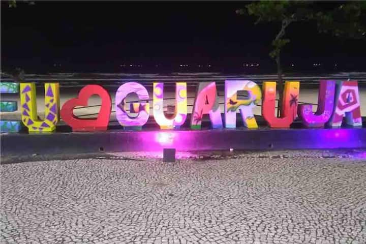 3qts, 150m Da Praia - Aproveite A Vida No Guarujá - Guarujá