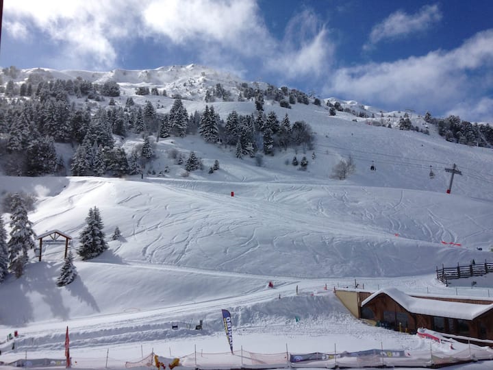 Mottaret, 2 Pièces, Pied Des Pistes, Balcon, Wifi - Méribel