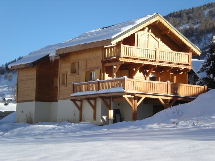 Chalet 5* - Pied Des Pistes-sauna- Vue Plein Sud - Valmeinier