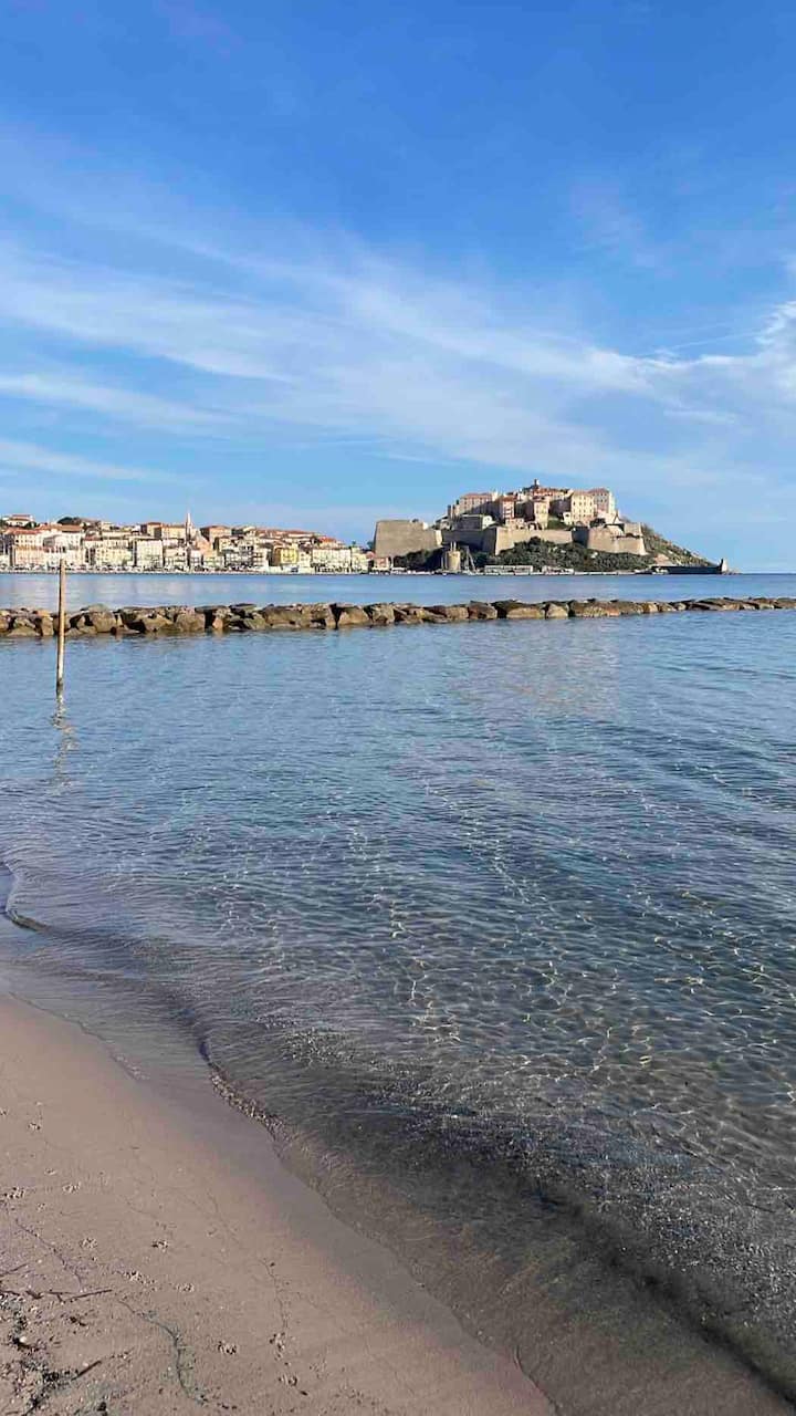 Climatisé - Balcon Ensoleillé - Accès Plage - Calvi