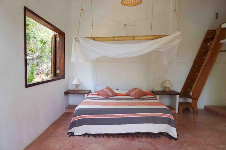 Chambre Indépendante Dans Villa Avec Piscine - Mazunte