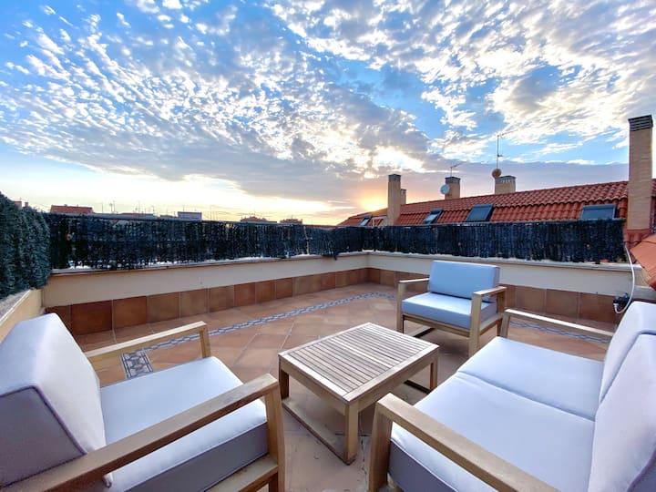 Vivodomo | Free Parking Penthouse, Sunny Terrace - Madrid
