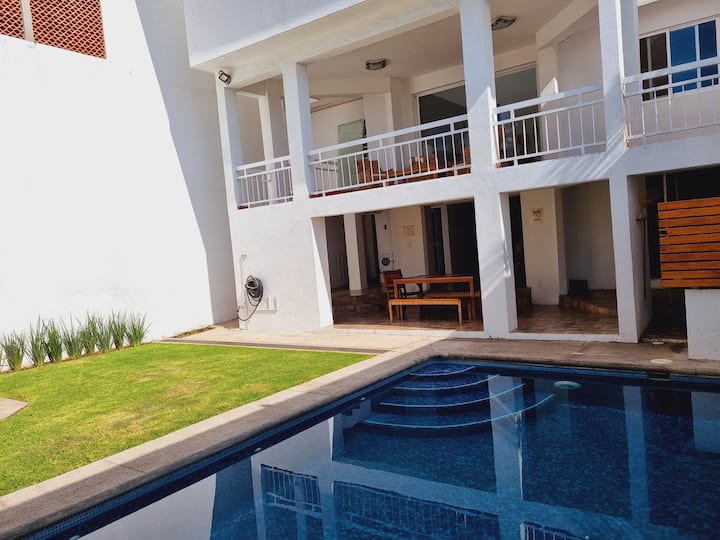 Casa Con Alberca/calef. Cuernavaca.home Office. - Cuernavaca