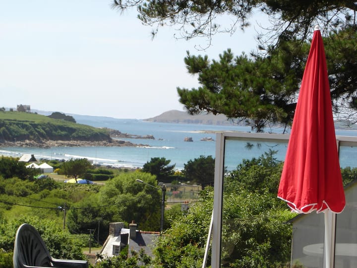 Maison De Pêcheurs 250 Plage Magnifique Vue Mer - Trélévern