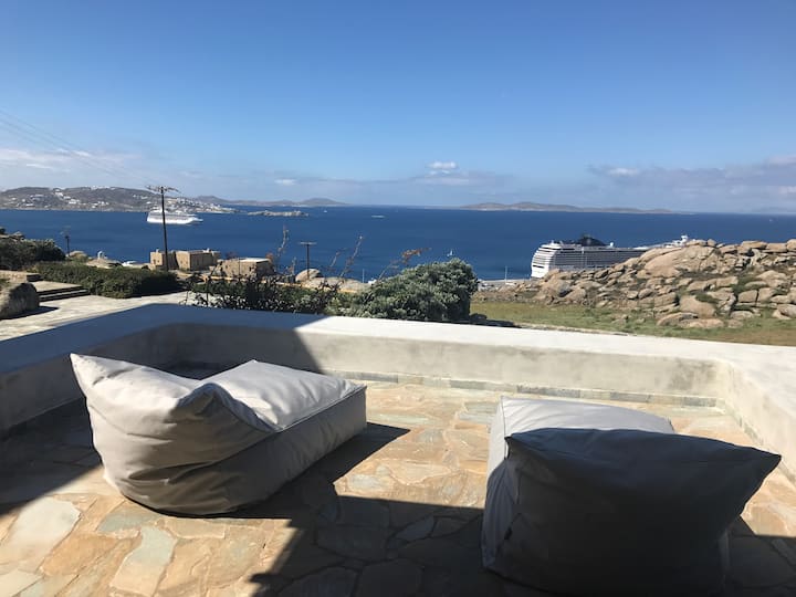 Modern And Cosy Unique View Villa - Mykonos Region