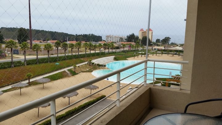 Laguna Vista: Terraza Panorámica Y Vista Al Mar - Algarrobo