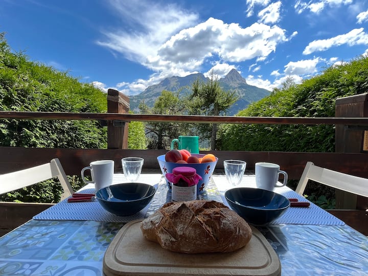 Grand T1, Jardin, Vue Montagne, Pra-loup 1500 - Alpes-de-Haute-Provence