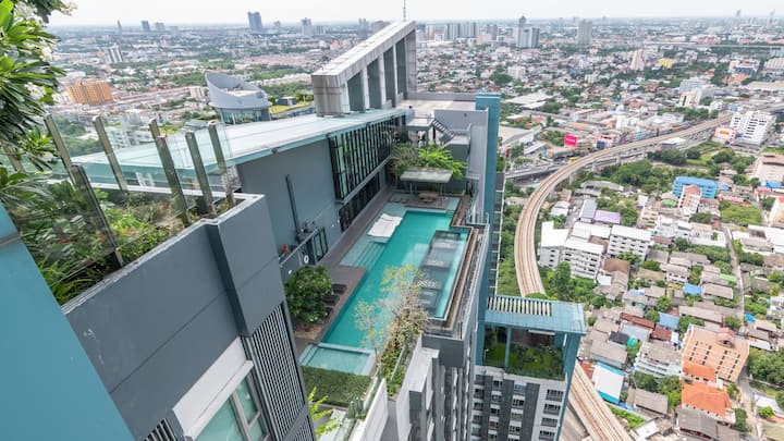 Private Apartment In Condo, Near Mrt Yeak Tiwanon - Bangkok