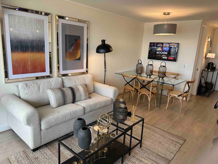 Depto Moderno! Piscina, Calefacción Y Mall - Santiago