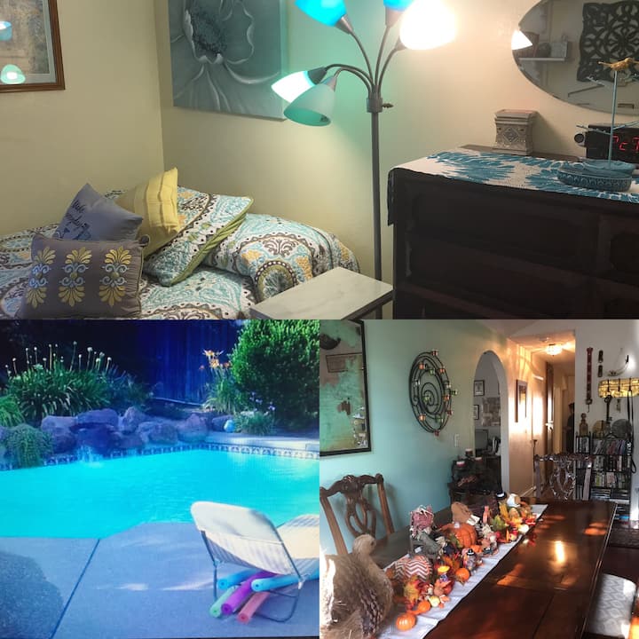 Cozy Private Bedroom With Pool & Spa - Sacramento, CA