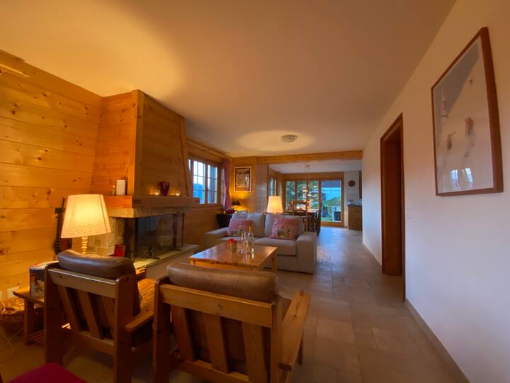 Cozy Private Chalet With Round Alpine Views - Anzère