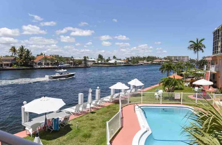 Waterfront View From Studio At The Aloha 12a - Pompano Beach, FL