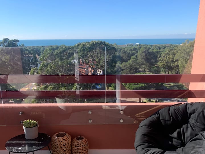 Caparica Charming 2-br Apartment With Ocean Views! - Costa da Caparica
