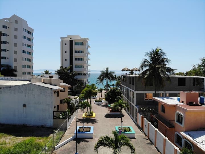 Depto Bucerias 8/p , A 50 Mts De La Playa. O - Bucerías