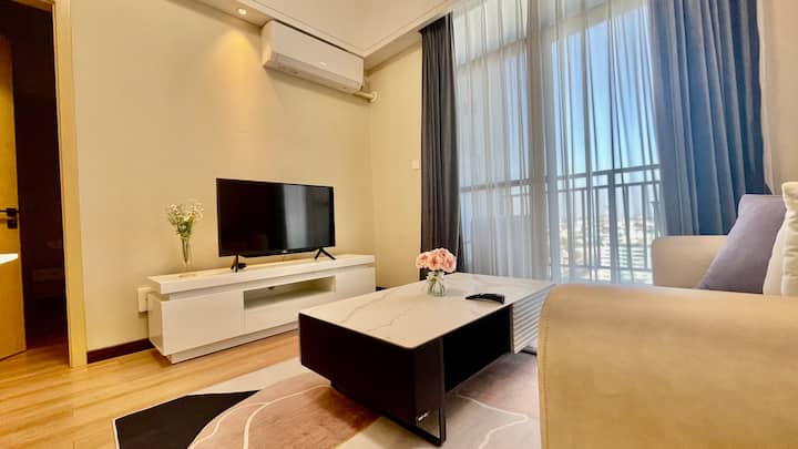 -2 Bedrooms 2 Toilets
-Nice View From 15th Floor - Vientiane