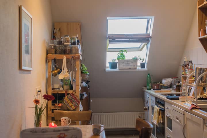 Gemütliche Dg M Blick üBer Leipzig - Leipzig