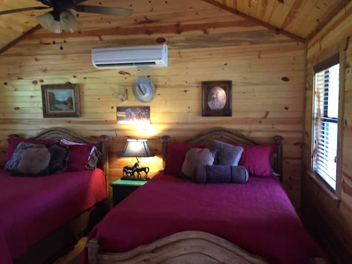 Four Sisters Ranch Cabin, Utopia, TX - Cabins for Rent in Utopia, Texas ...