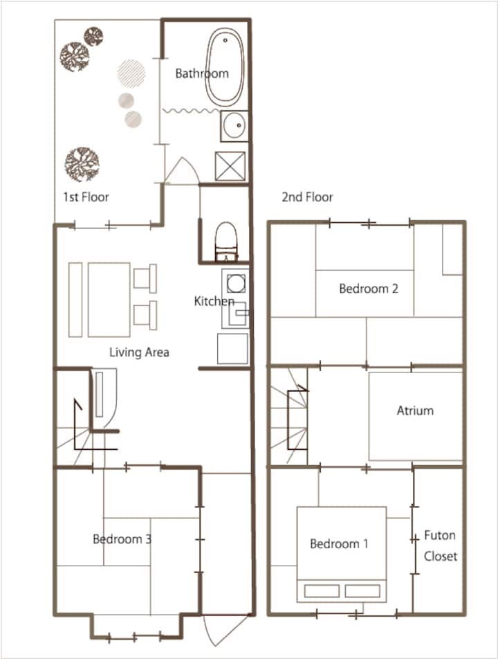 Great Accessibility! / Traditional House / Kyoto - Kyoto