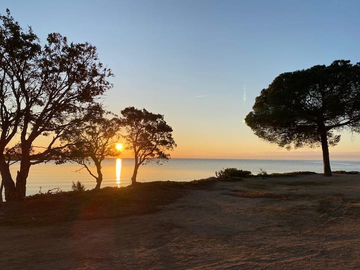 Plage à Pied/piscine+clim/terrasse Apéro - Zonza