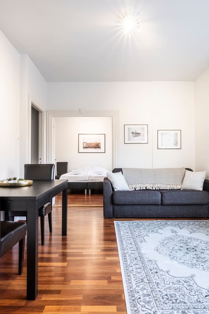 Rest Modern 2-bedroom Apartment With Balcony - Helsinki