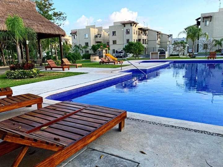 Cómodo Depto Privado, Alberca, Gym, 10 Min 5ta Av - Quintana Roo