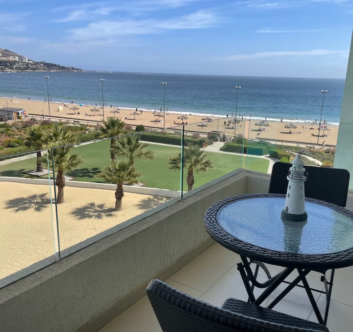 Hermoso  Departamento Nuevo  Con Vista Al Mar - Papudo