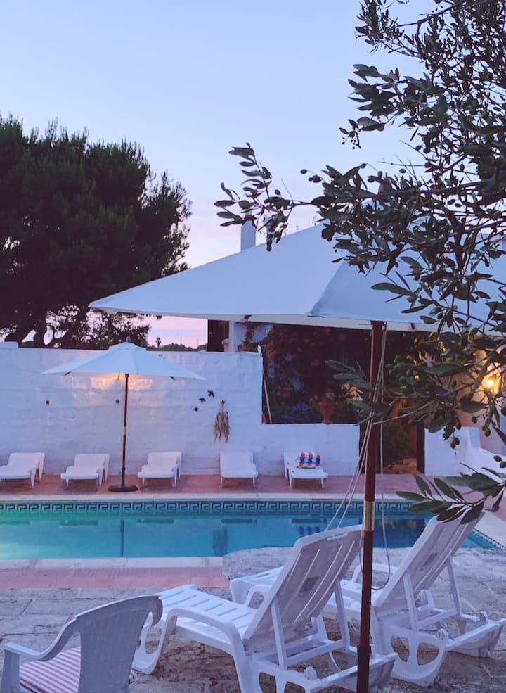 Genuine And Authentic "Lloc Menorquín" With Pool - Minorca