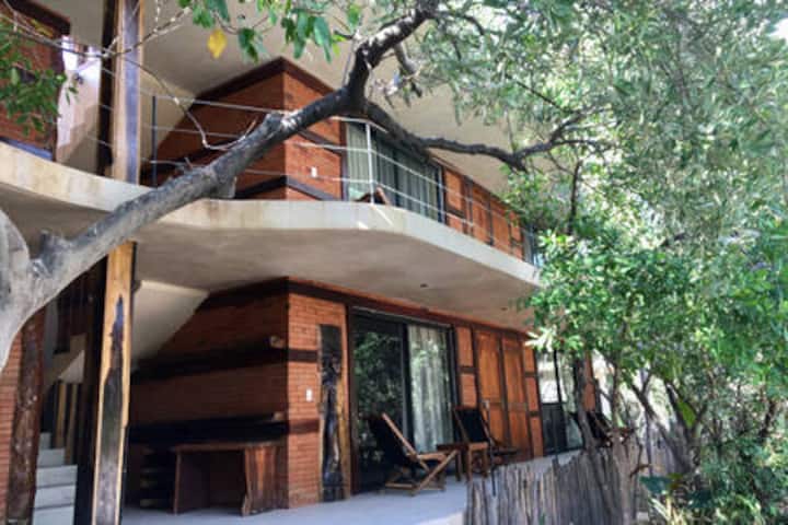 Luminous Room In Tulum Beach, King Bed, Ac - Riviera Maya