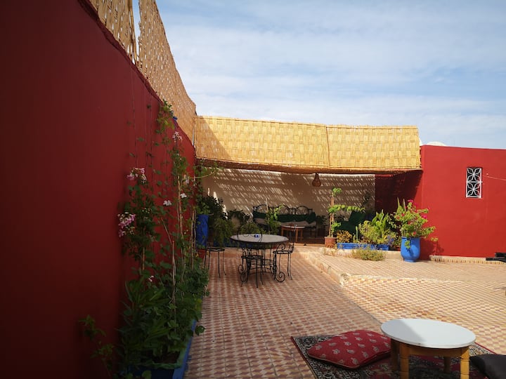 Single Room In Rooftop At Riad Itry - Maroc