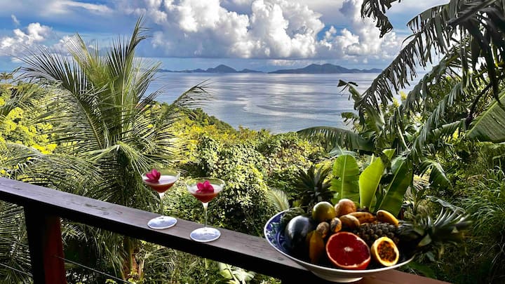 Papaye Lodge-balade Romantique Entre Cimes Et Mer - Guadeloupe