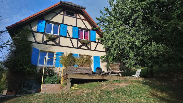 Maison Familiale En Bordure De Vigne Et De Forêt - Alsace