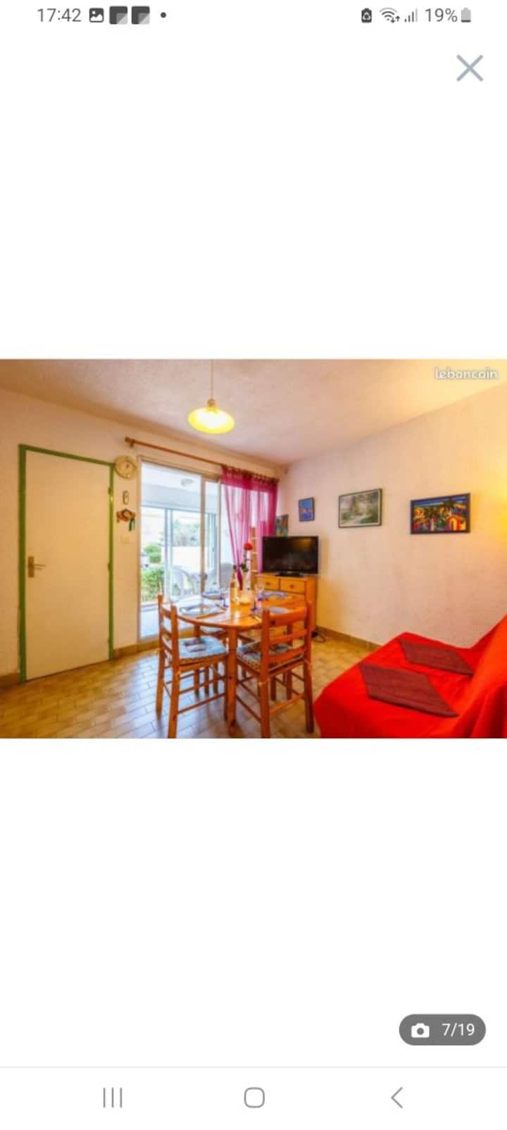 Appartement Plain-pied +Terrasse - Valras-Plage