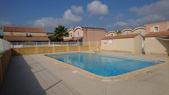 Belle Maison Climatisée Avec Piscine Proche Plage - Gruissan