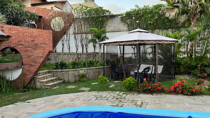 Mansão Com Churrasqueira Sinuca Piscina Aquecida - Natal