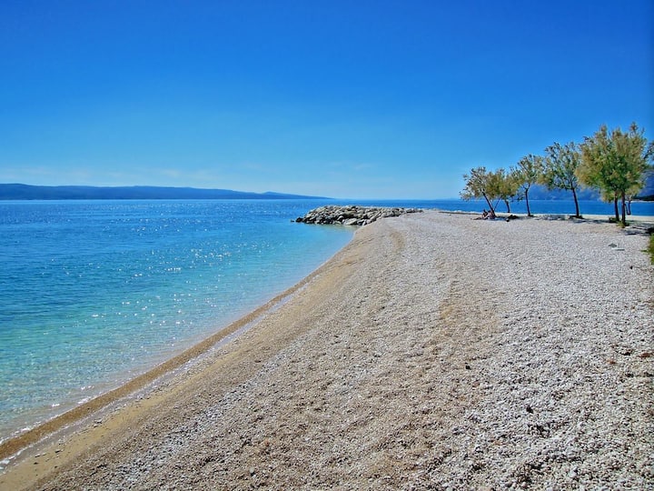 Beach Close,wifi, Kitchen,balcony D - Brela