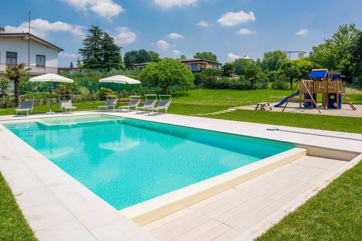Villa Mattarana-appartamento "Girasole" Vistalago - Peschiera del Garda