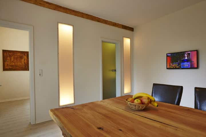 Ferienwohnung Wiesengrund Mit Zwei Schlafzimmern Und Terrasse - Weikersheim