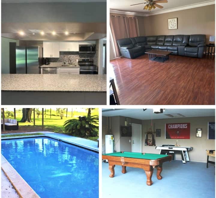 3 Bedroom Pool Home W/ac Game Room. Pet Friendly! - Lakeland, FL