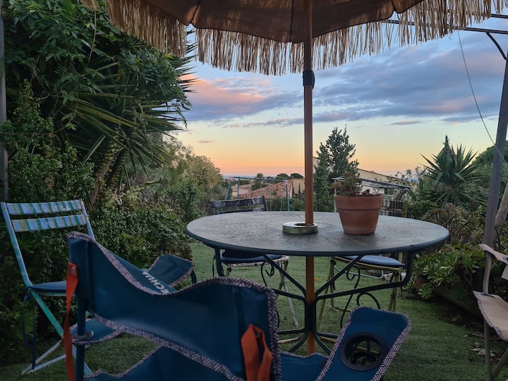 Bel Appartement ,Cuisine, Sdb, Terrasse, Vue Mer - Antibes