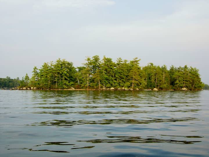 Private Island Camping Experience - Ellacoya State Park, Gilford