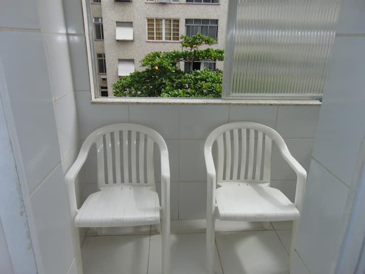 502 Apartamento Sala Quarto Copacabana Posto 3 - Copacabana